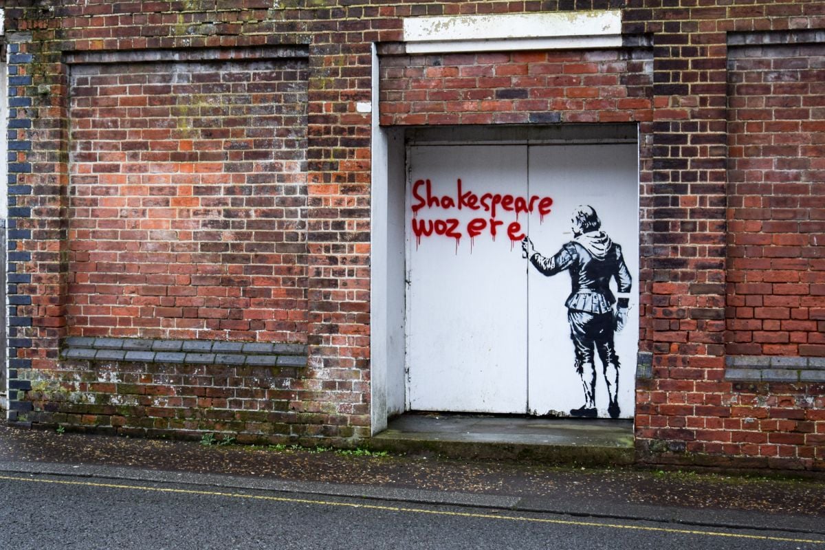 Shakespeare mural doesn't need to be a Banksy to matter, theatre leader ...