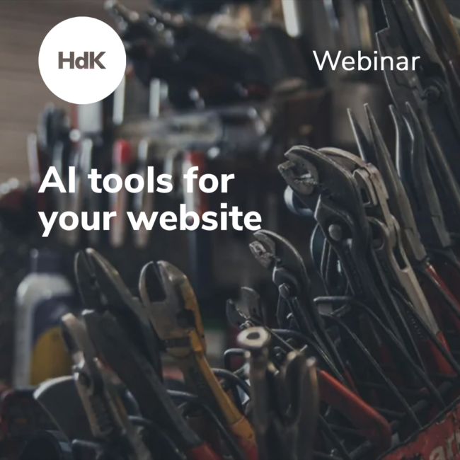 AI tools for your website - Arts Professional